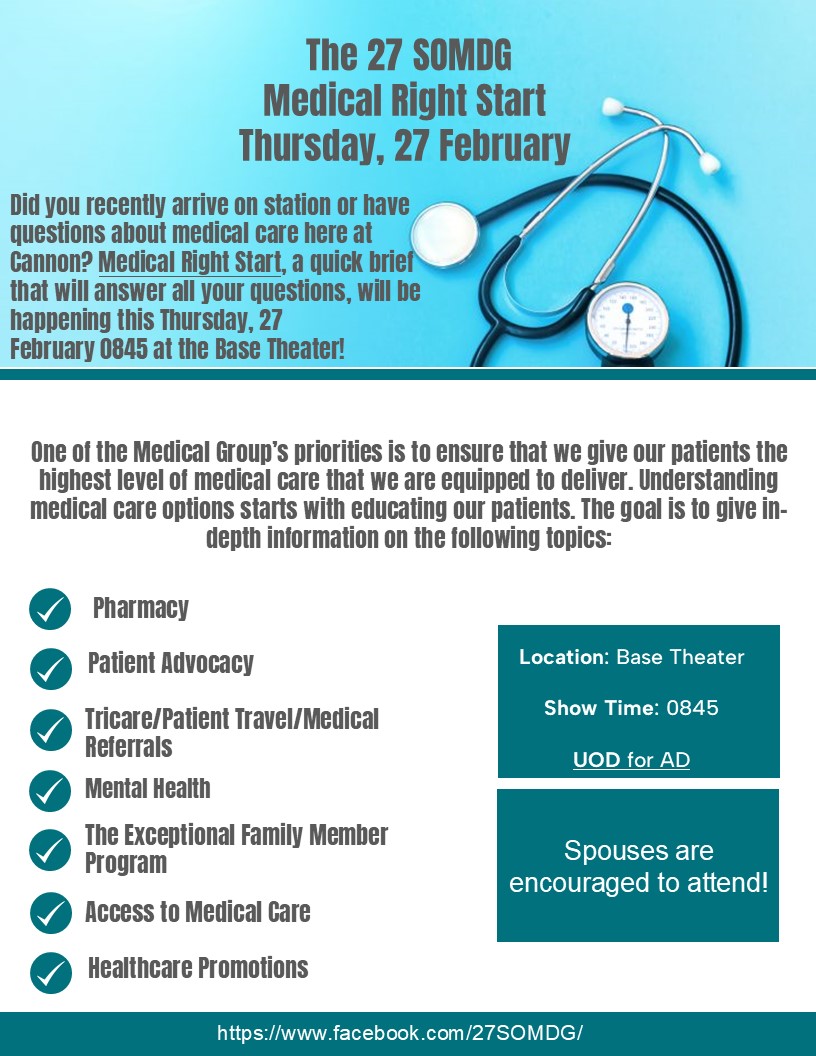 Cannon Air Force Base > Cannon Medical Resources